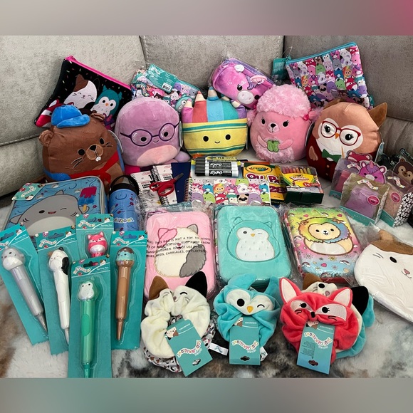 Squishmallows | Toys | Live Squish School Supplies Squishmallows Show ...